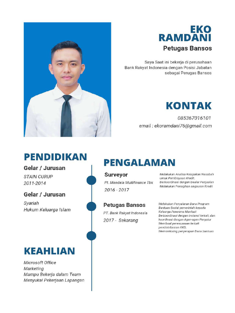 Curiculum Vitae CV Eko | PDF