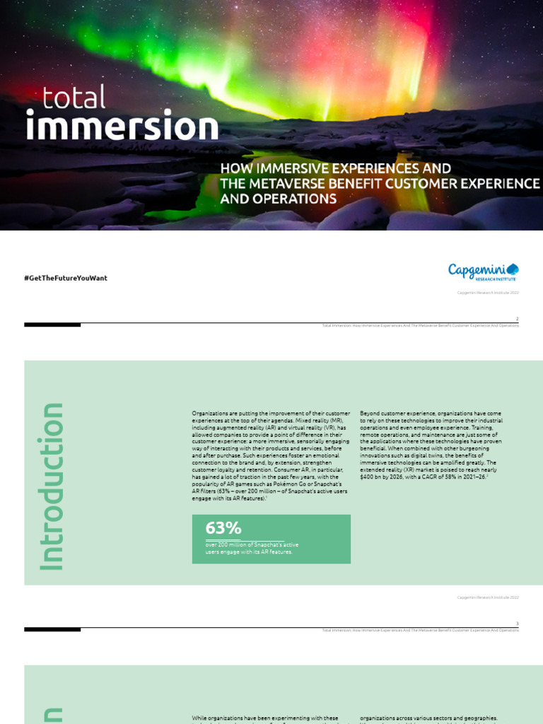 Immersive Tech & Metaverse Impact | PDF | Augmented Reality | Virtual Reality