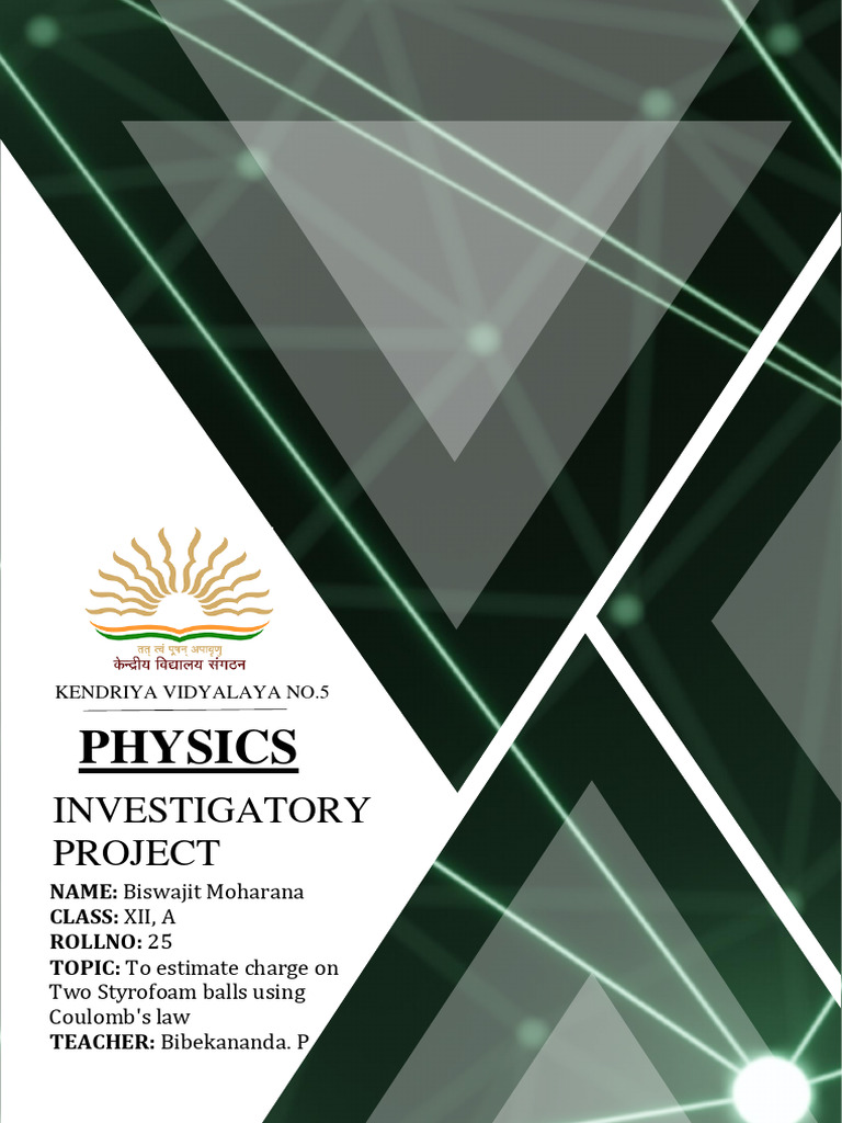 Physics Final Project | PDF | Electric Charge | Electron