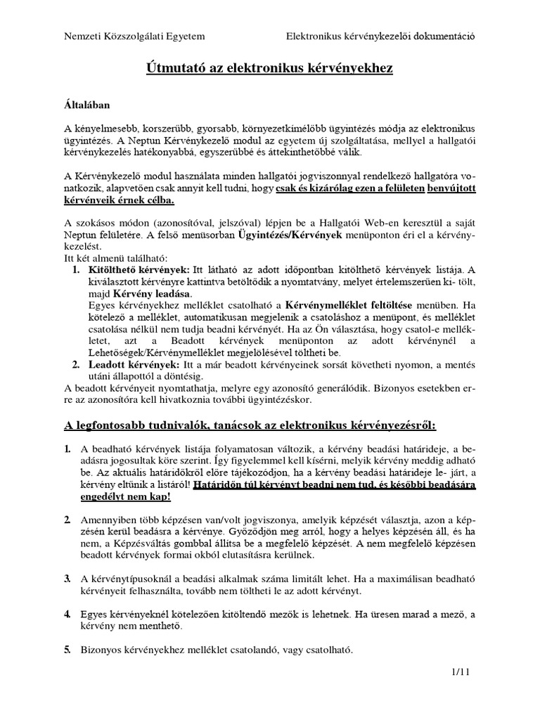 Elektronikus Kerveny Leadasi Utmutato | PDF