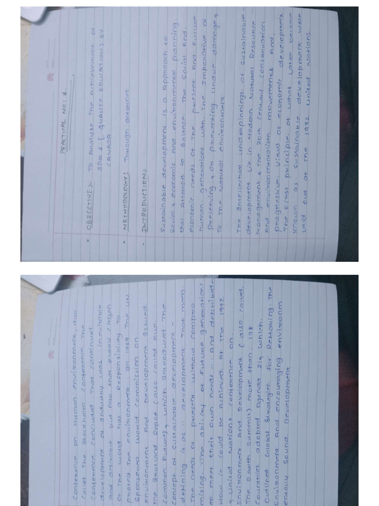 Evs Practical File - Compressed | PDF