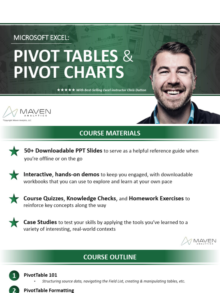 Excel PivotTables PivotCharts | PDF | Computing | Data