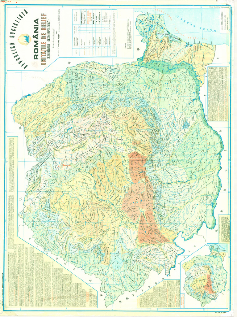 Harta Unitati de Relief | PDF