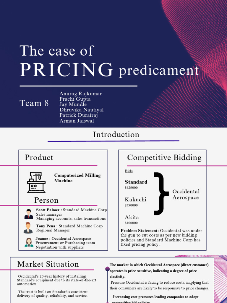 The Case of Pricing Predicament | PDF | Reliability Engineering | Pricing