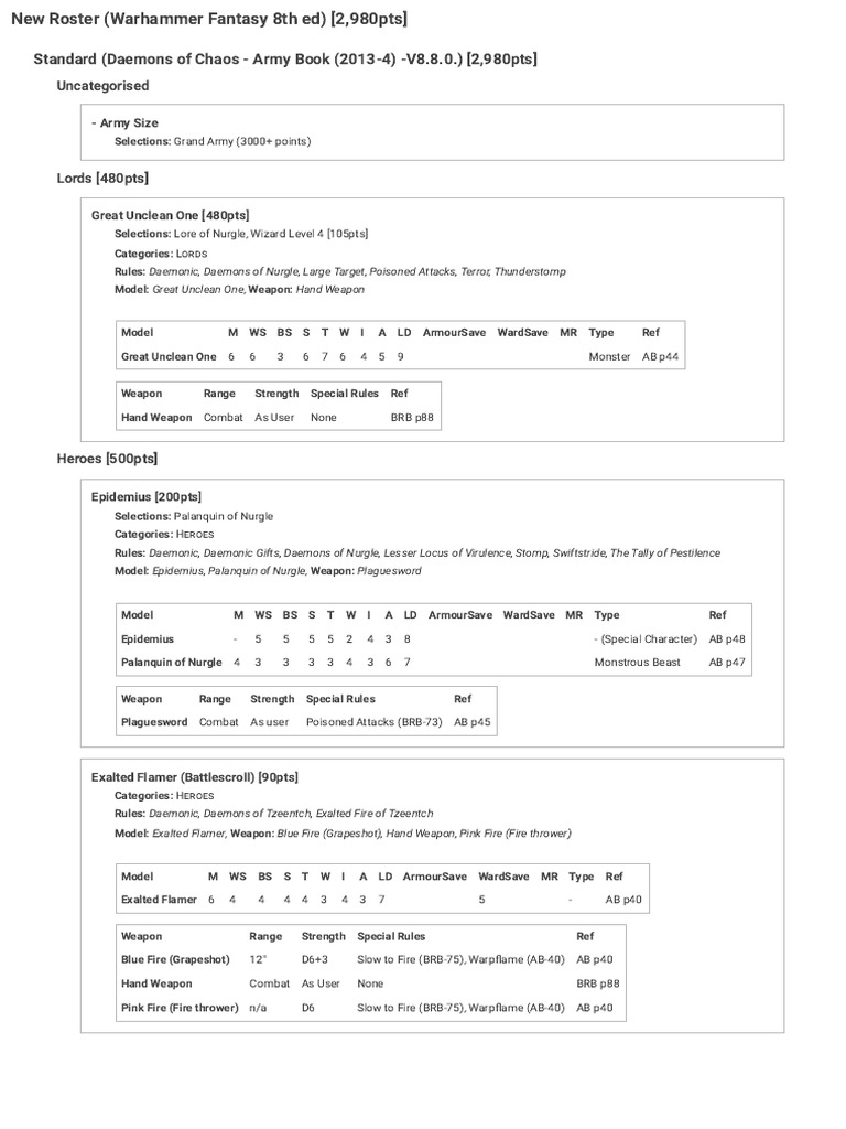 New Roster (HTML) 2 | Download Free PDF | Military