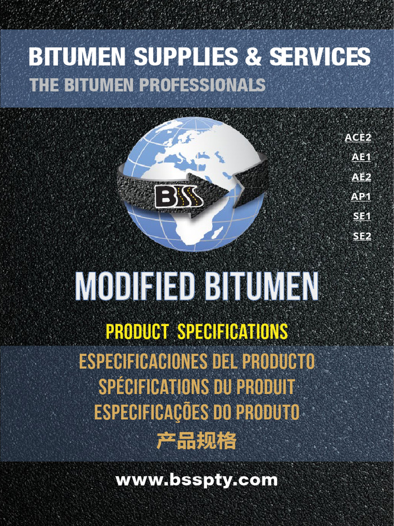 BSS Modified Bitumen Spec Sheet | PDF | Road Surface | Building Materials
