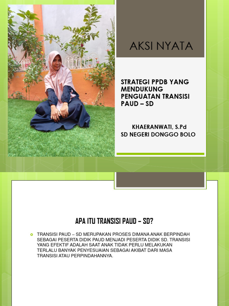 Aksi Nyata ''Strategi PPDB Yang Mendukung Penguatan Transisi Paud - SD ... Aksi Nyata ''Strategi PPDB Yang Mendukung Penguatan Transisi Paud - SD ...