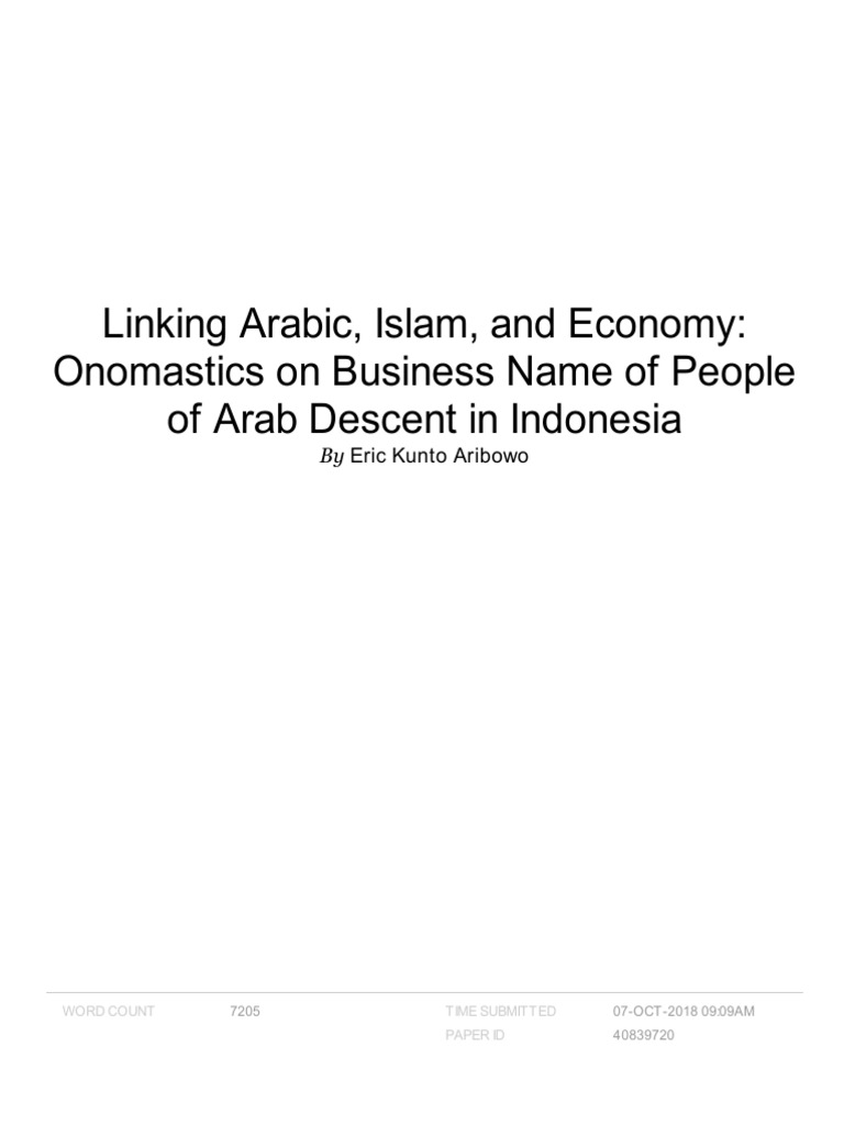 Cek Similarity Ithenticate | PDF | Middle East