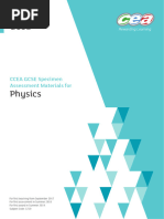 Data Sheet - OCR (B) Physics GCSE | PDF
