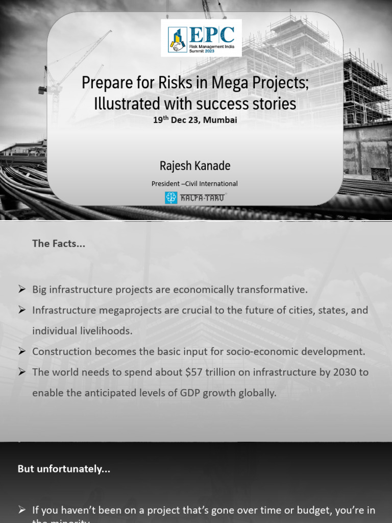 Managing Risks in Mega Projects | PDF | Logistics | Risk