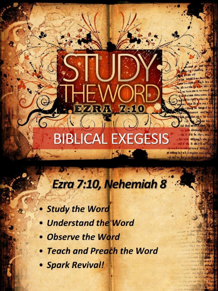 Biblical Exegesis | PDF