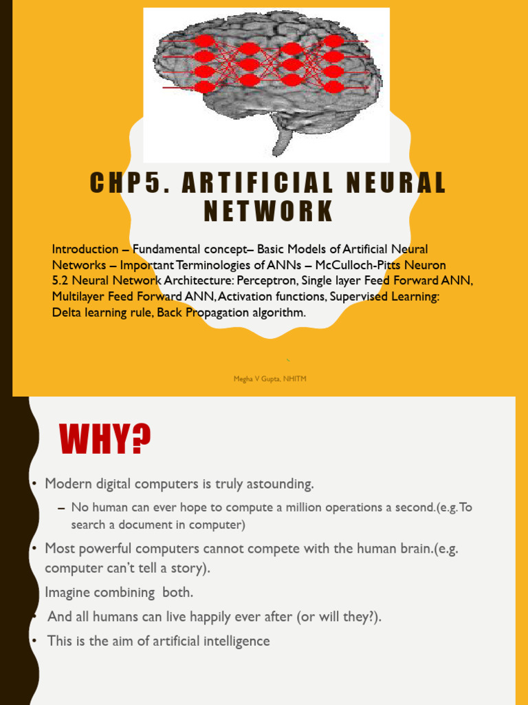 CHP 5 New ANN | PDF | Neuron | Artificial Neural Network