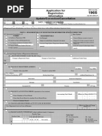 Bir Update Form (1905) | PDF | Taxes | Public Law