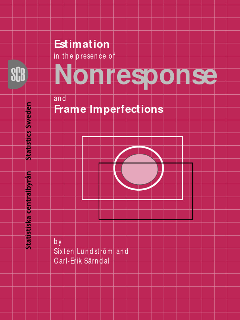 Sarndal Estimation Non Response | PDF | Sampling (Statistics) | Survey Methodology