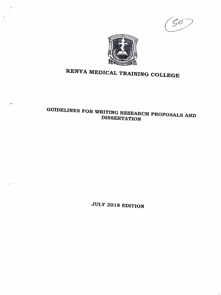 KMTC Research Guide | PDF | Thesis | Sampling (Statistics)