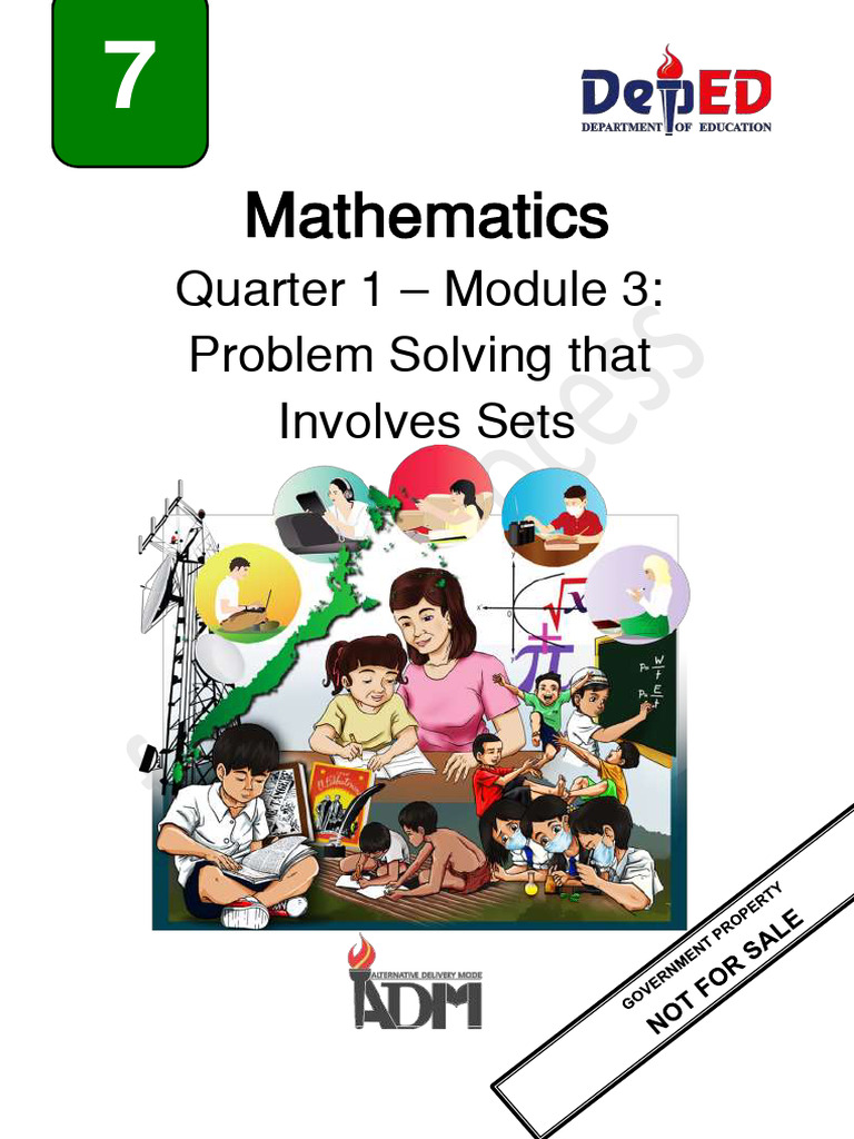 Mathematics 7 - W2 - Module 3 For Printing | PDF | Learning | Teachers