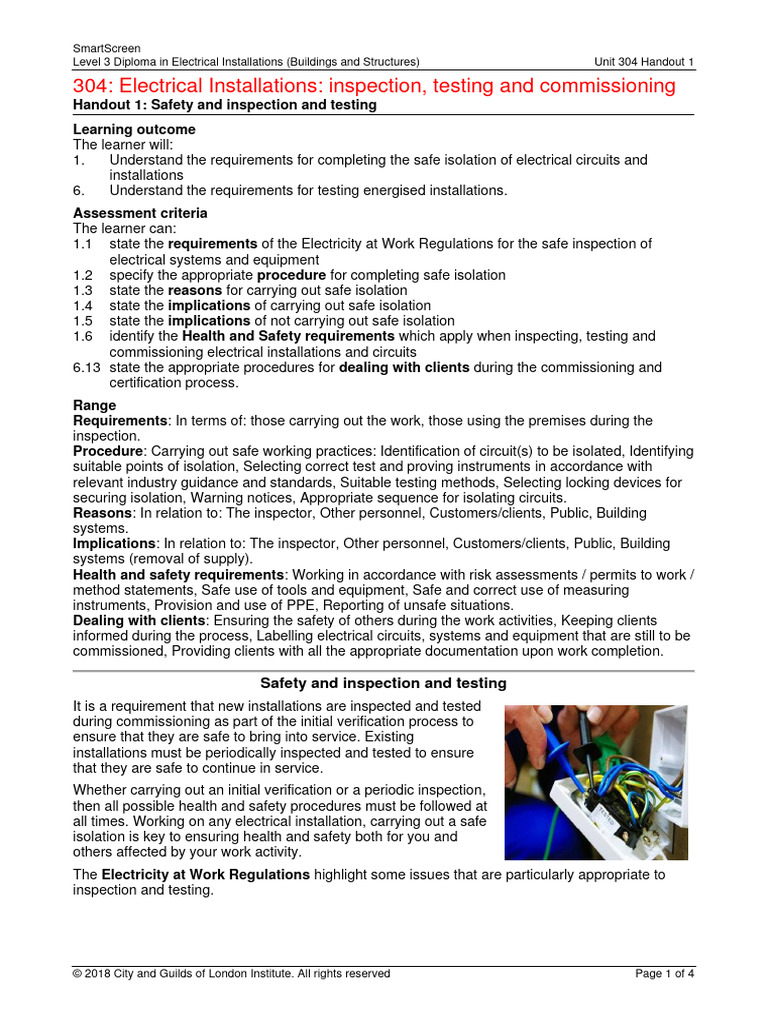l3 - 304-01 - Handout - Safety 2017 | PDF | Safety | Occupational ...