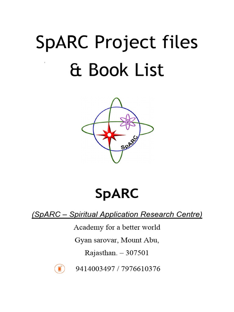 SpARC Book List | PDF