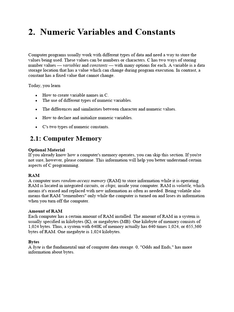 1585665292lesson 2 Variables | PDF | Integer (Computer Science ...