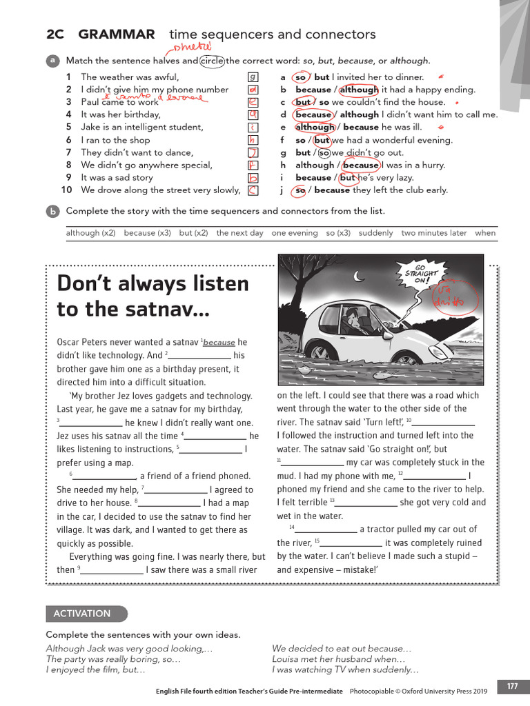 EnglishFile4e Pre-Intermediate TG PCM Grammar-2C | PDF