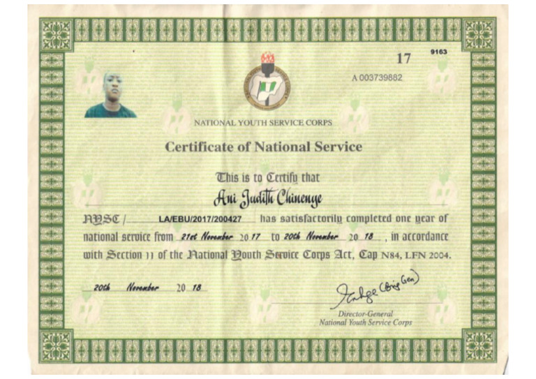 Ani Judith - Discharge Certificate | PDF