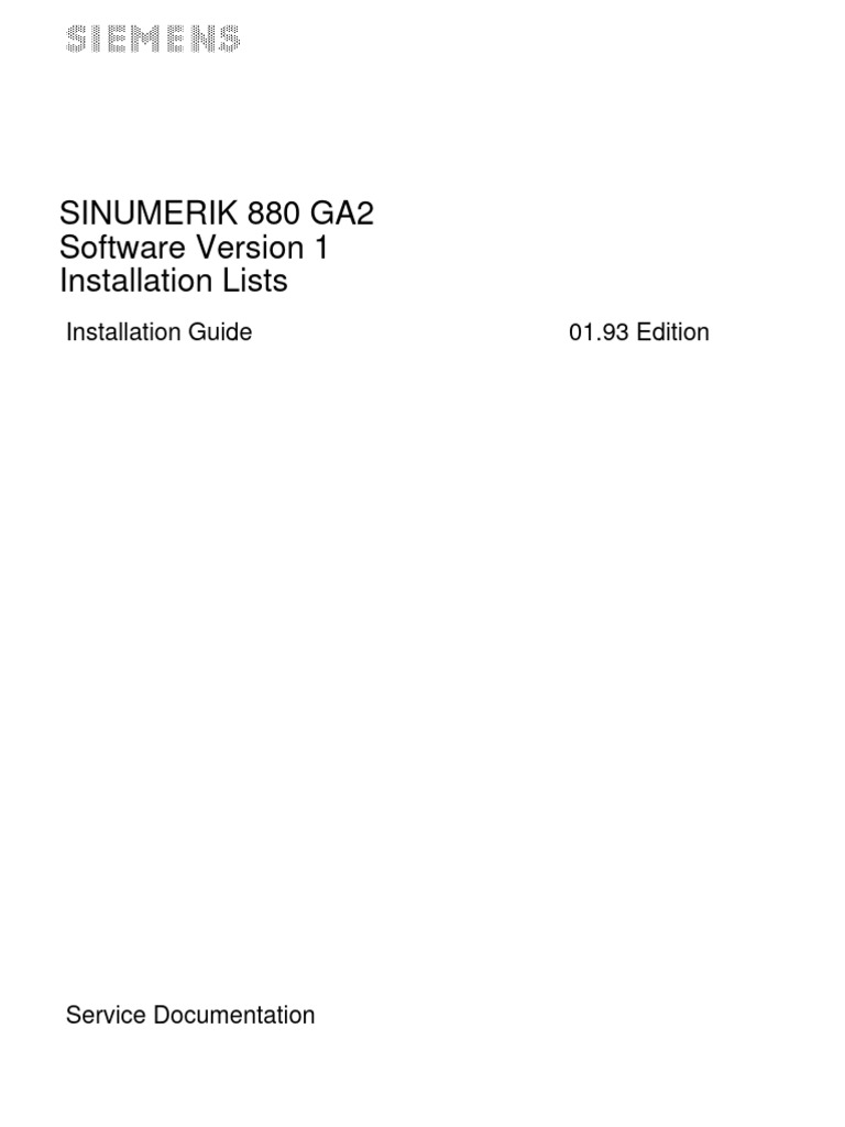 481 - 880 GA2 Installation Lists | PDF | Programmable Logic Controller ...