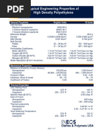 Polypropylene Engineering Properties Overview | PDF | Density | Polymers