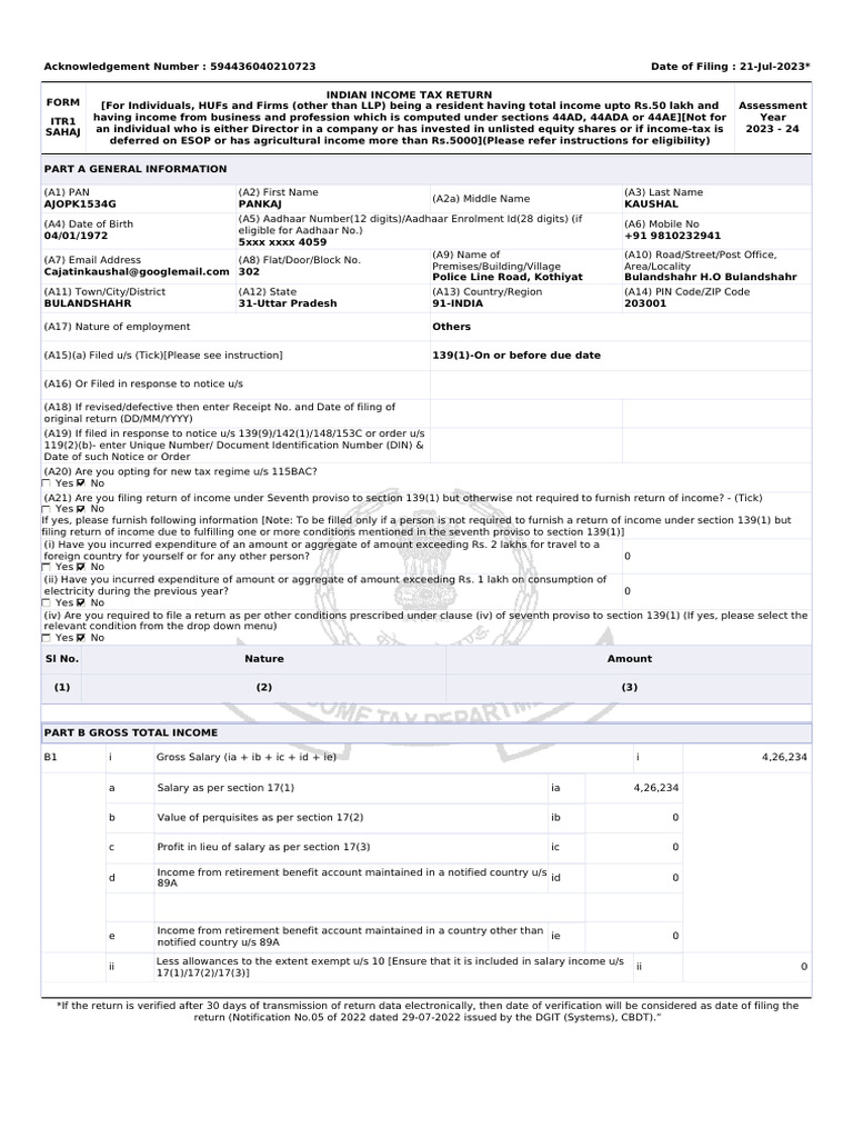Form 23-24 | PDF | Tax Deduction | Payments