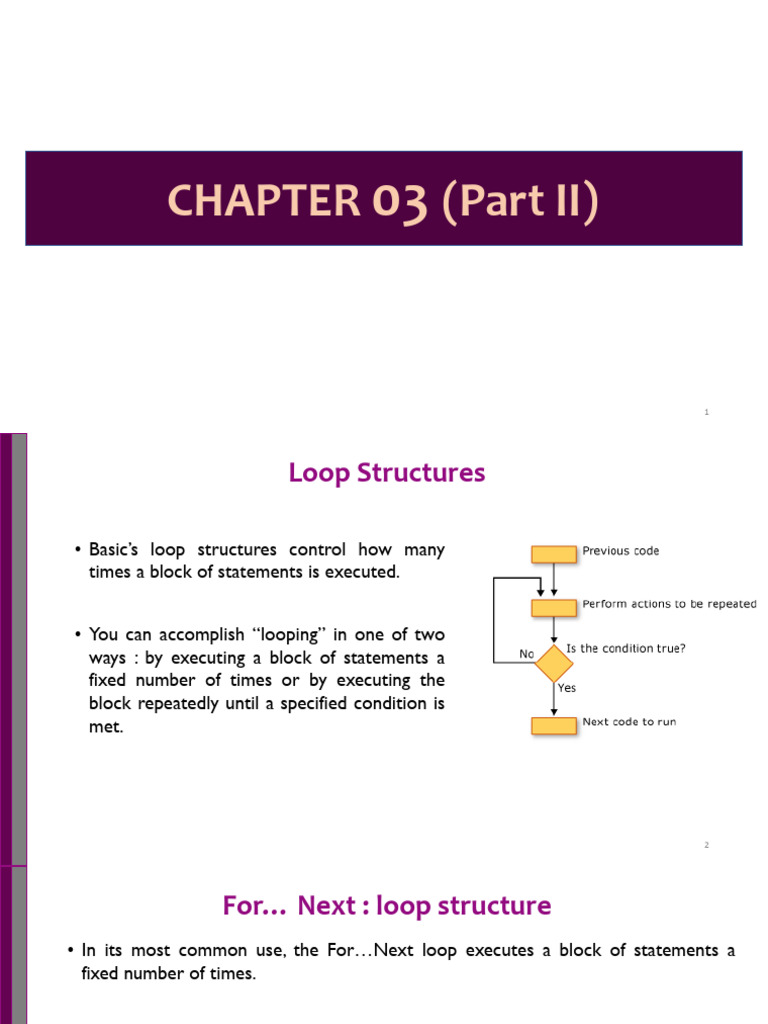 Ch3 PII | Download Free PDF | Control Flow | Computer Science