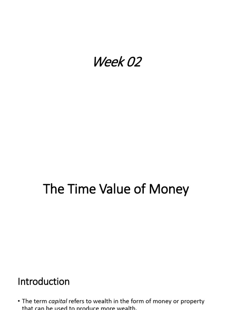 2 - The Time Value of Money | PDF | Interest | Time Value Of Money