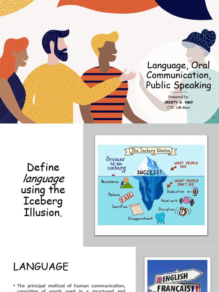 Language, Oral Communication, Public Speaking | PDF