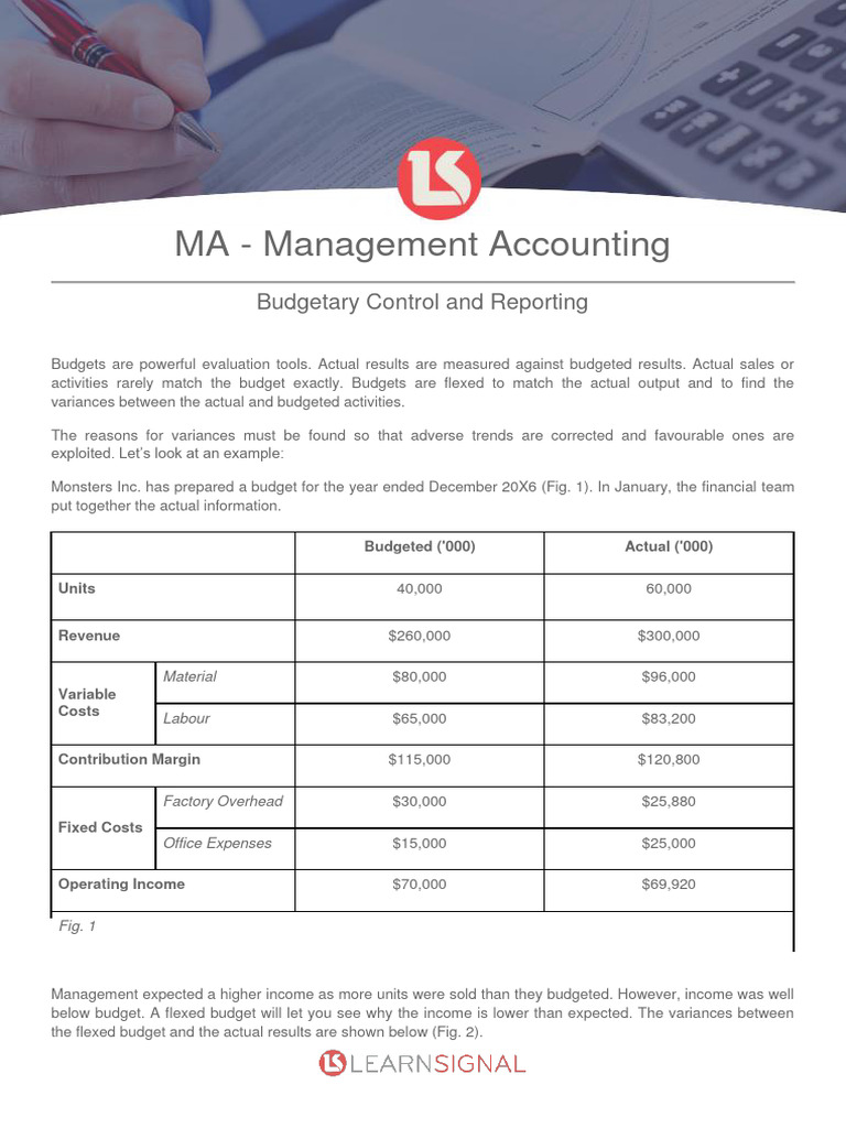 69 Budgetary Control and Reporting Notes | PDF | Cost | Economies