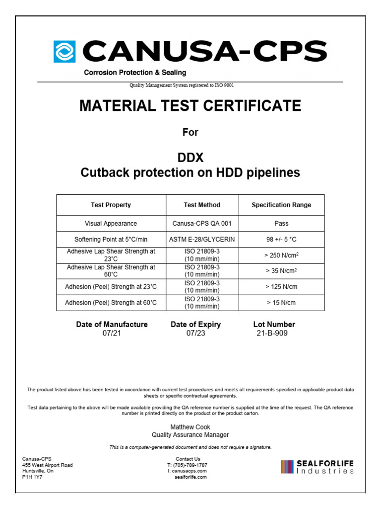 MTC Template - DDX - NI 4428 | PDF | Quality Assurance | Business