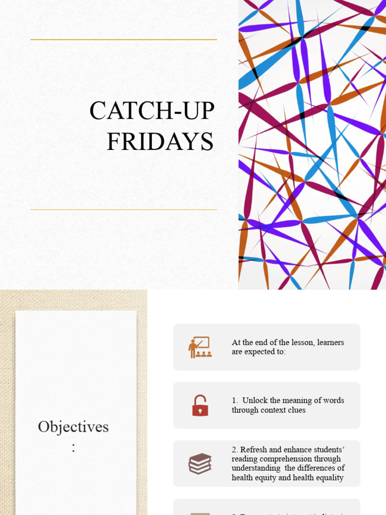 Catch Up Fridays | PDF