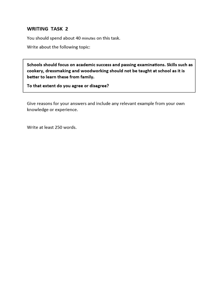 Writing Task 2 Mock Test 16-09-2023 | PDF