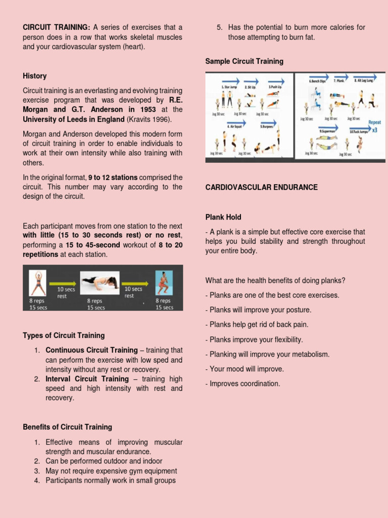 Circuit Training-1 | PDF | High Intensity Interval Training ...