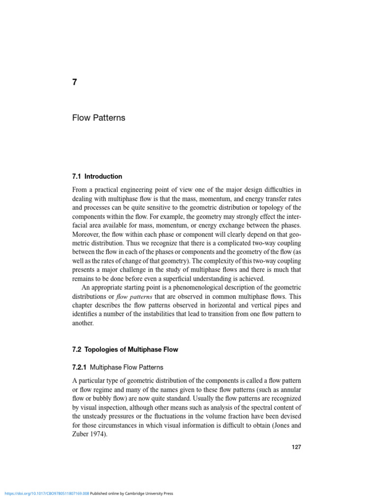 Flow Patterns | PDF | Fluid Dynamics | Reynolds Number