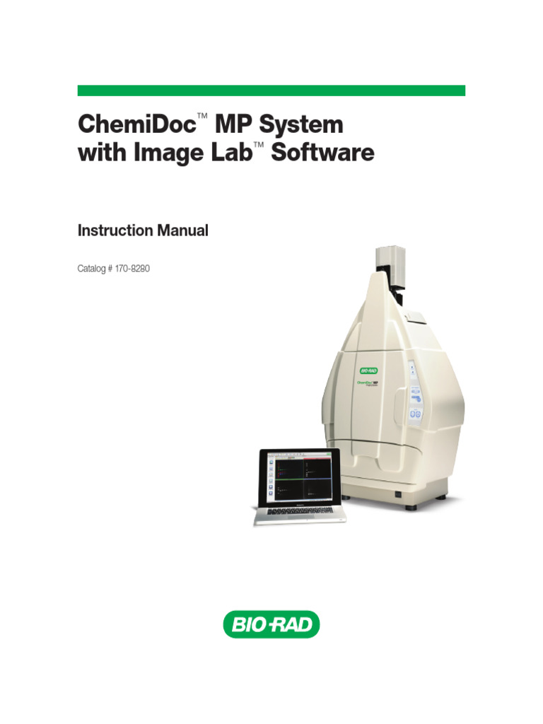 Manual ChemiDoc | PDF | Comma Separated Values | Screenshot