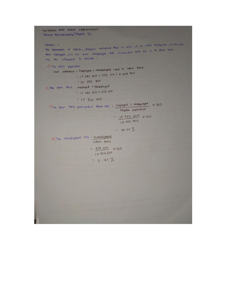 Tutorial Chapter 8 | PDF