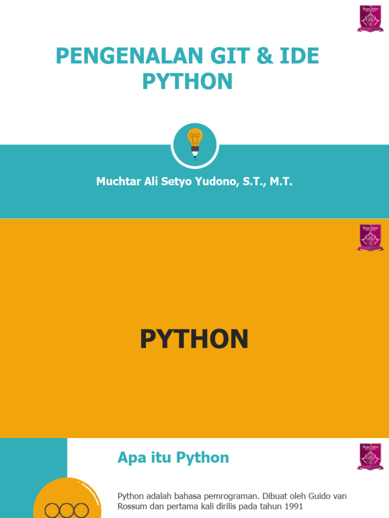 Pengenalan Git & IDE Python | PDF