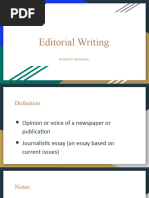 TYPES of Editorial | PDF | Newspapers | Thought