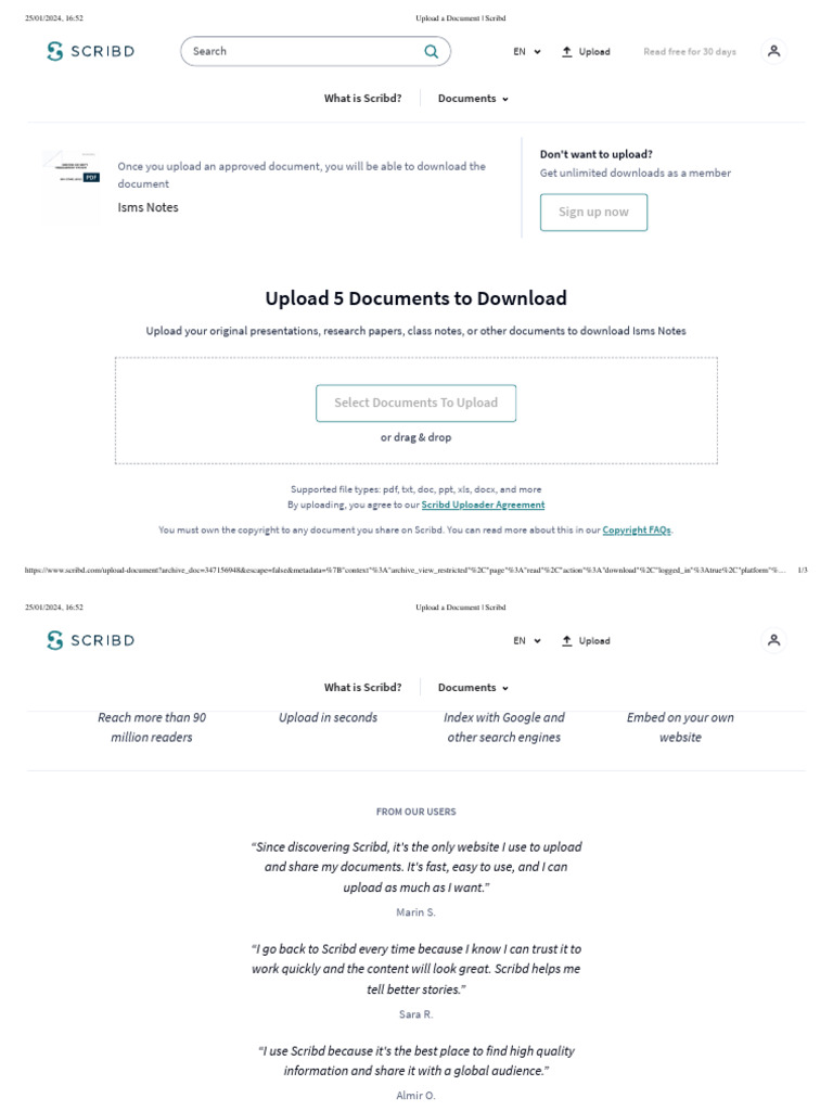 Scribd | PDF | Scribd | Internet