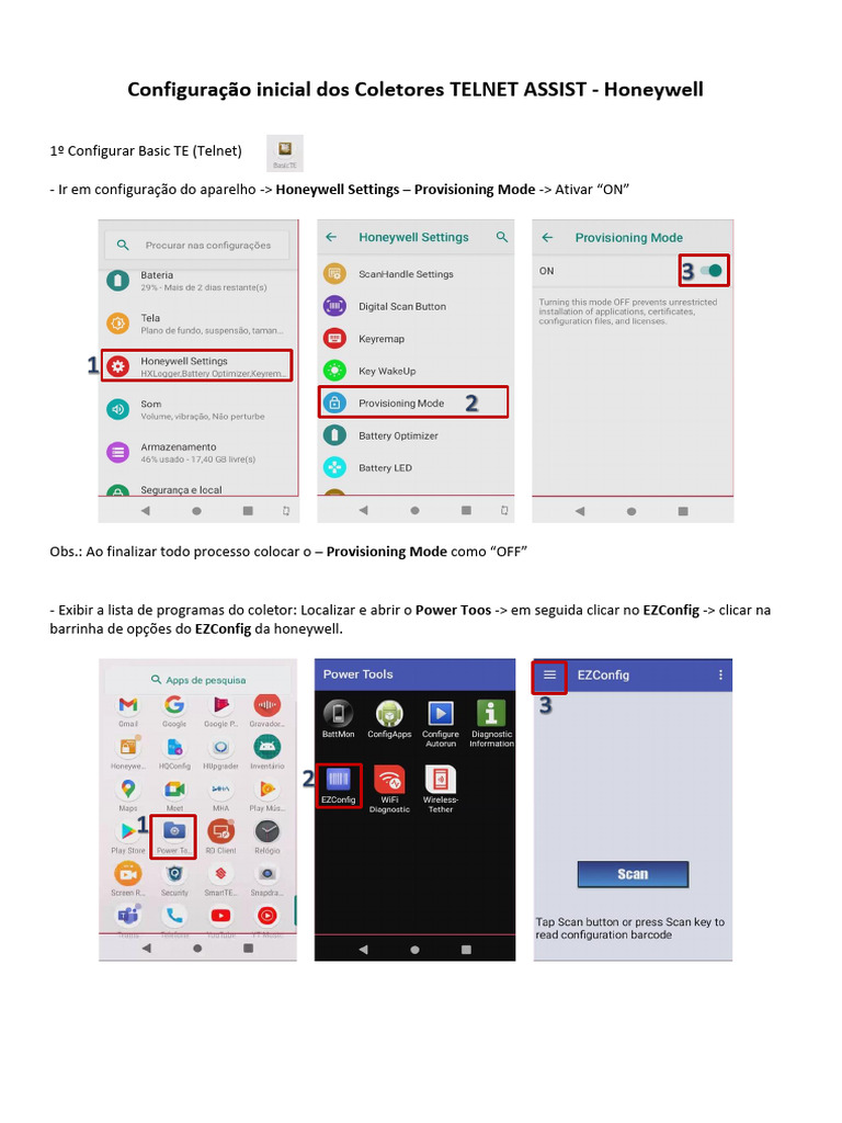 Manual Configuracao Coletor ASSIST | PDF