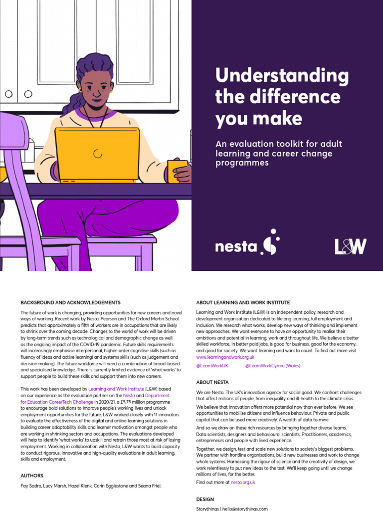 Understanding The Difference You Make - Evaluation Toolkit FINAL 1 | Download Free PDF ...