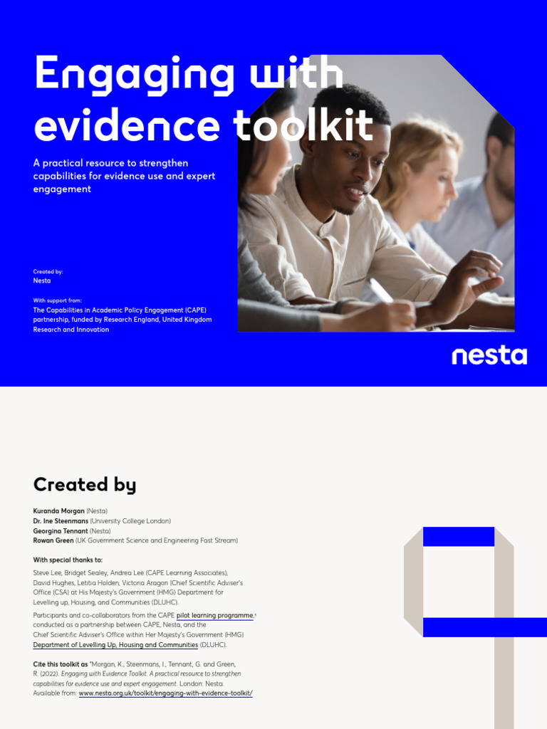 CAPE Toolkit 2 | PDF | Expert | Evaluation