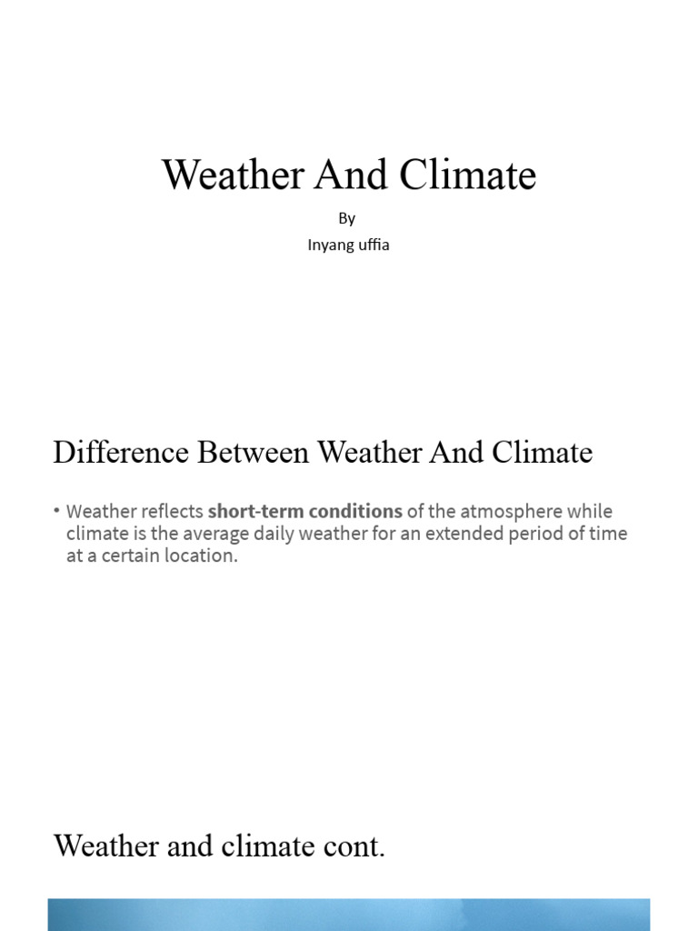 Weather & Climate Basics | PDF | Humidity | Weather