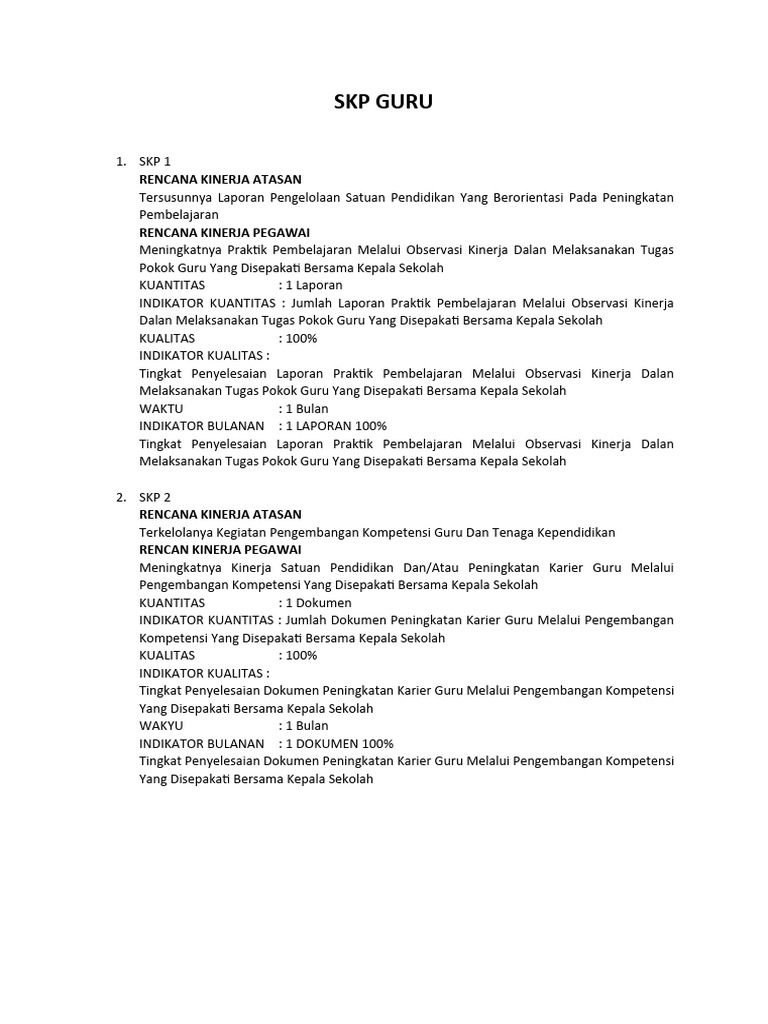 Template Skp Guru Pdf