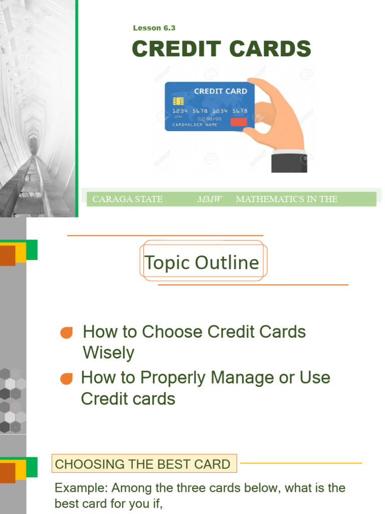Credit Cards Part 4 1 | PDF | Credit Card | Credit