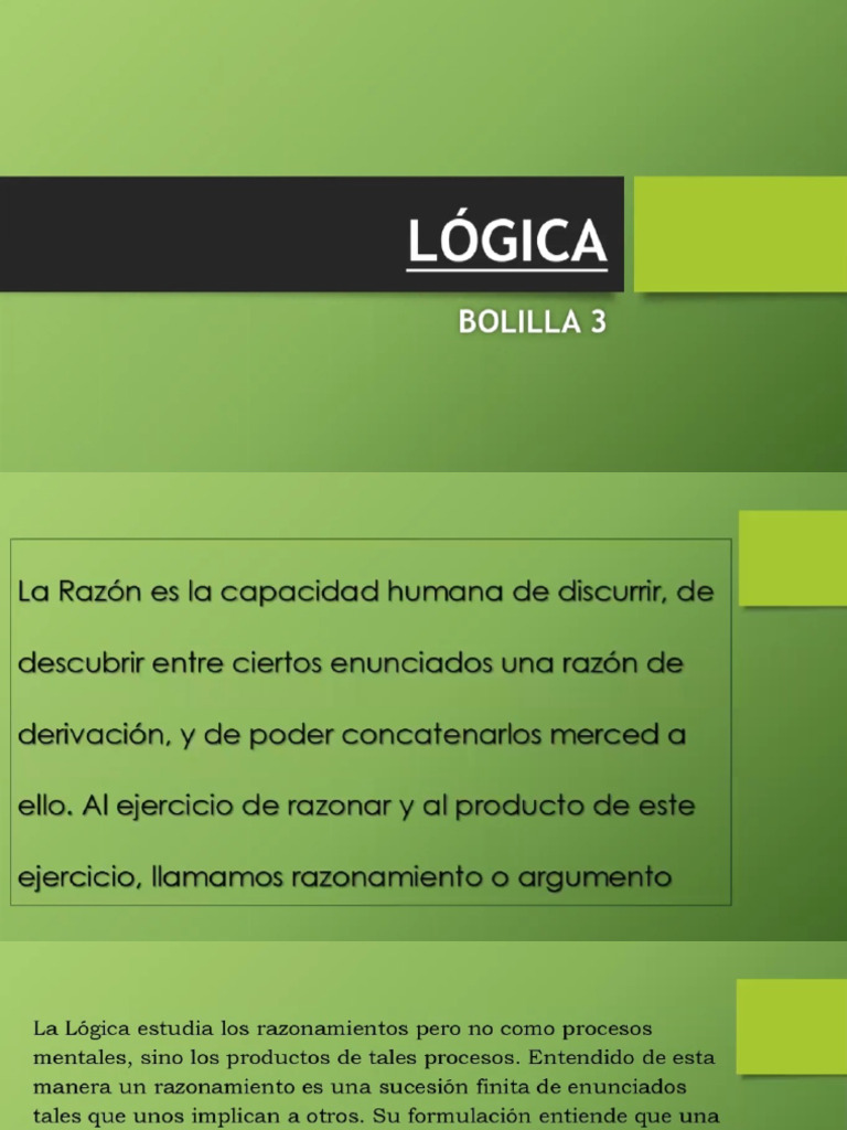 Lógica U3 | PDF