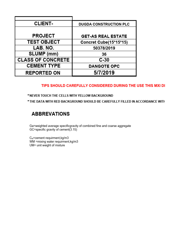 Concrete Mix Designc-30 With Crushed Aggregate | PDF | Concrete ... Concrete Mix Designc-30 With Crushed Aggregate | PDF | Concrete ...